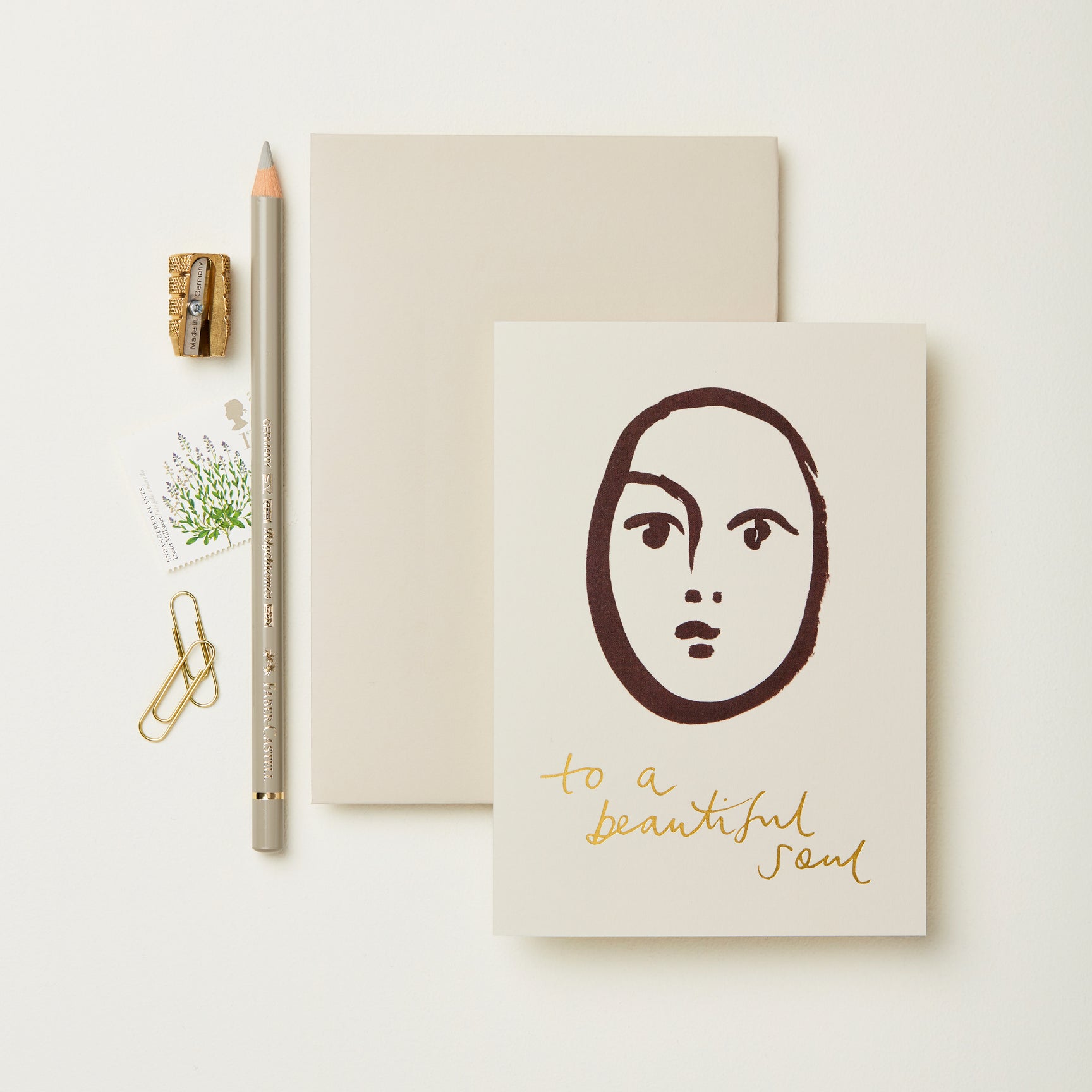 Portrait 'To a Beautiful Soul' Card 7517110730995